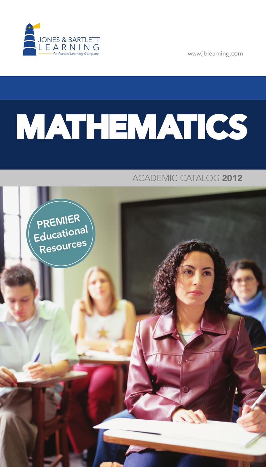 Jones & Bartlett Learning 2012 Mathematics Catalog by Jones & Bartlett ...