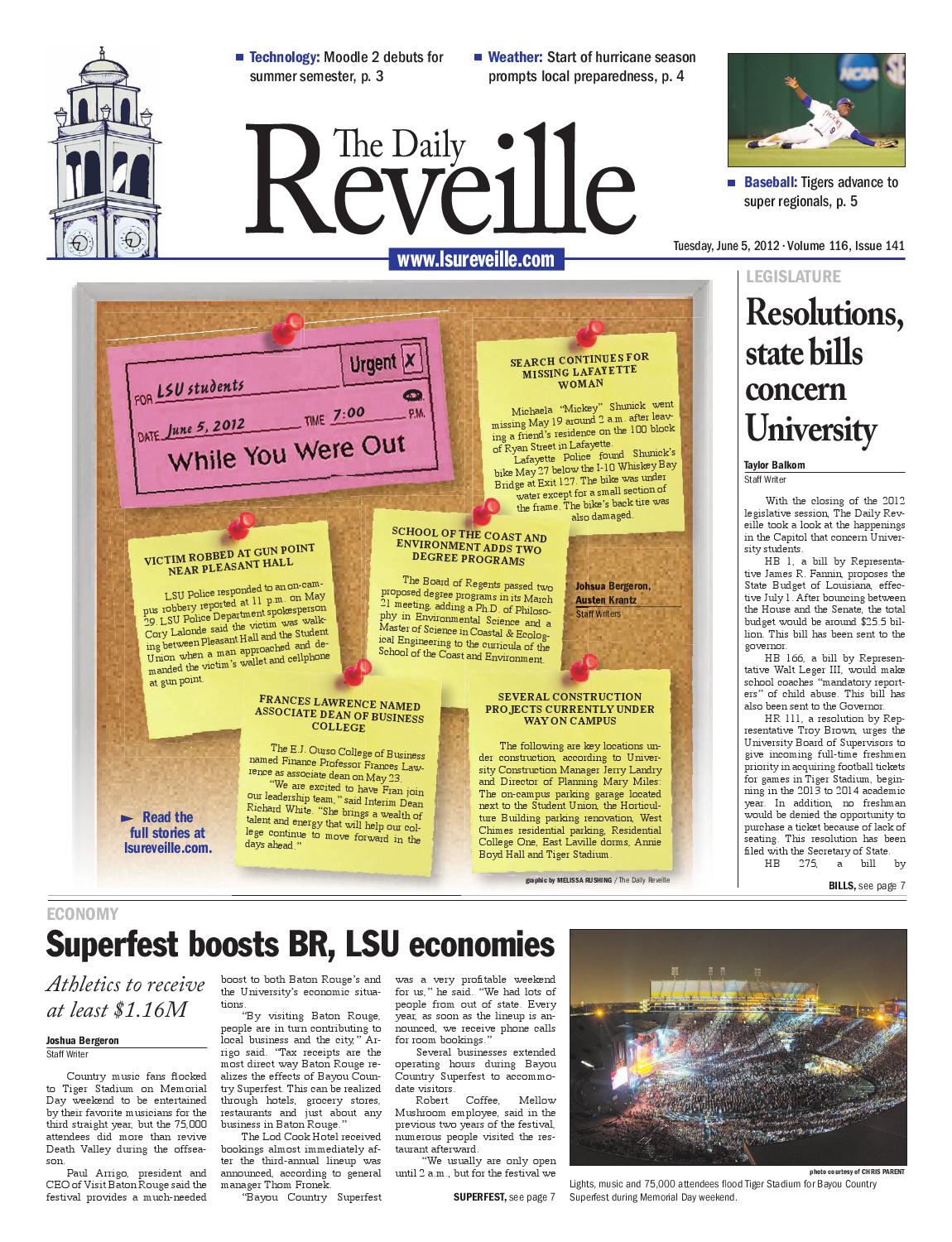 The Daily Reveille - June 5, 2012 by Reveille - Issuu