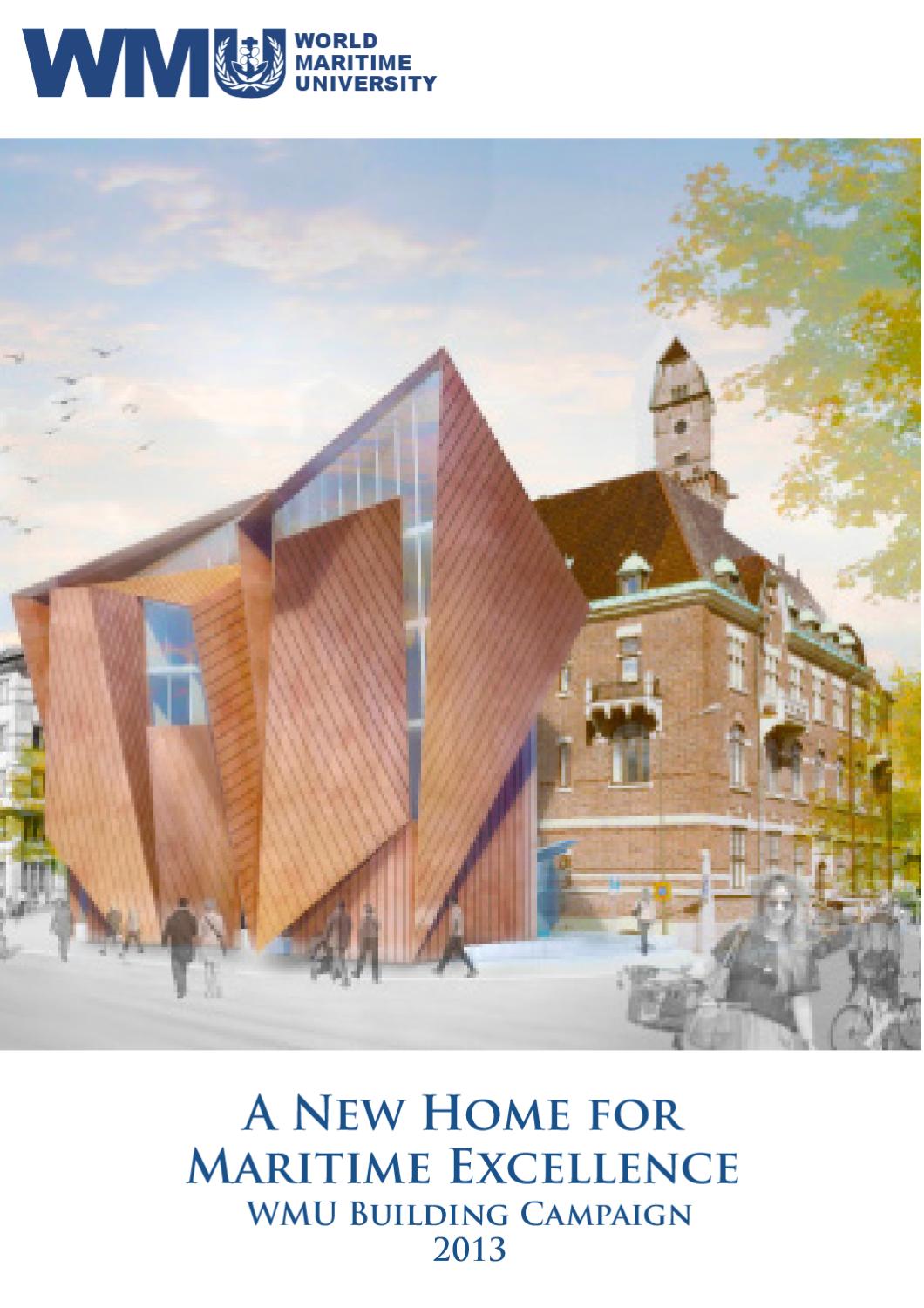 WMU Building Campaign 2013 by World Maritime University - Issuu