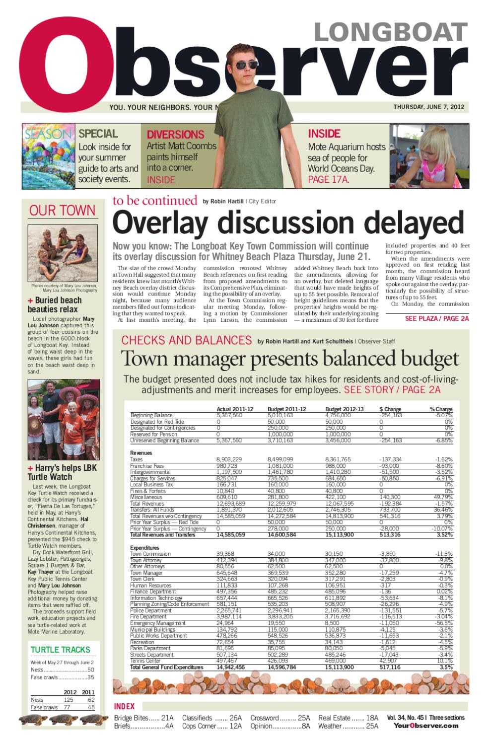 Longboat Observer 06.07.12 by The Observer Group Inc. - Issuu