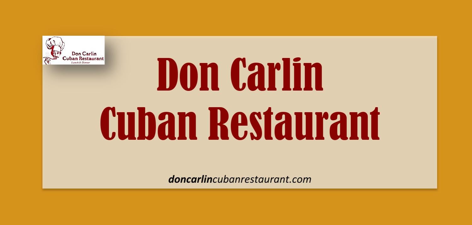 Don Carlin Cuban Restaurant by Social Caddie - Issuu