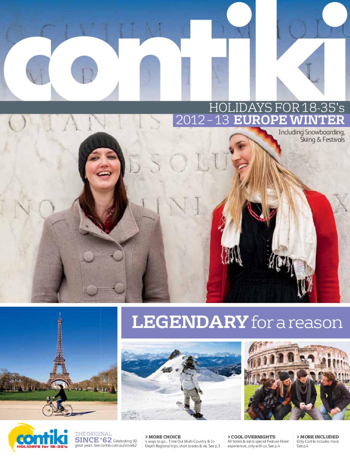 Contiki Holidays Europe Winter eBrochure 2012-13 (AUD) by Contiki - Issuu