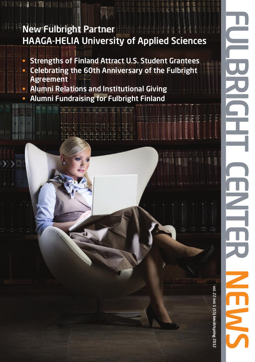 Fulbright Center News 1/2012 by Fulbright Finland - Issuu