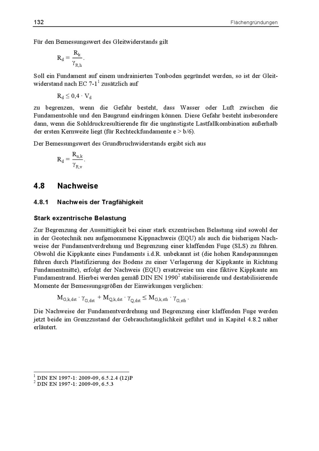 Ziegler: Geotechnische Nachweise nach EC 7 und DIN 1054 (Leseprobe) by ...