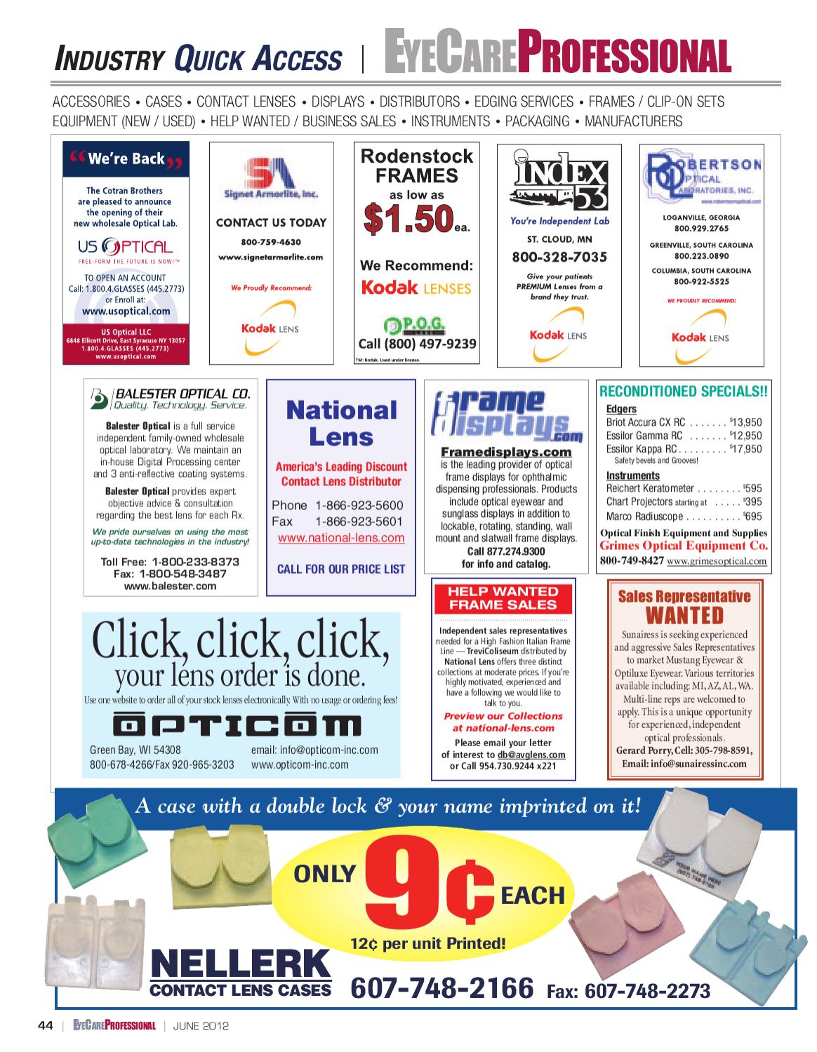 EyeCare Professional Magazine June 2012 Issue by ECP Magazine - Issuu