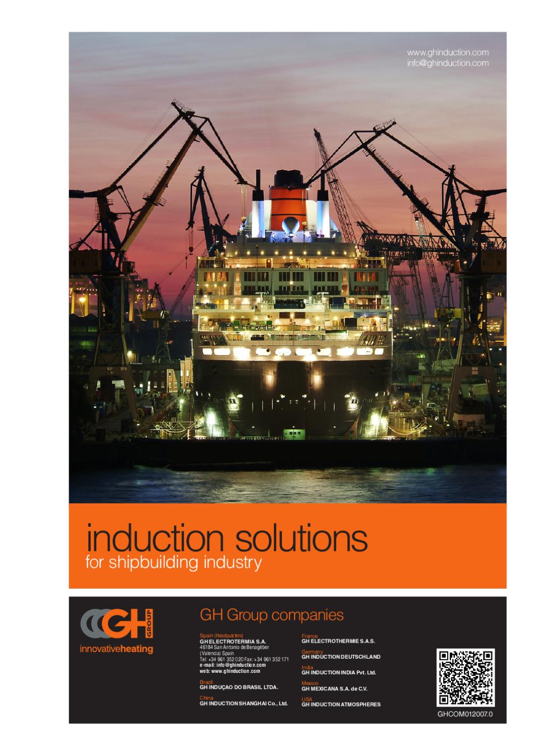 Induction solutions in shipbuilding industry by GH Induction - Issuu