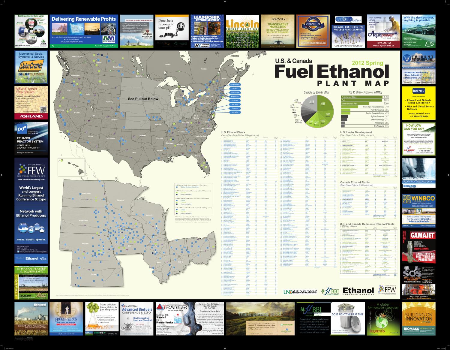 Spring 2012 Ethanol Plant Map by BBI International - Issuu