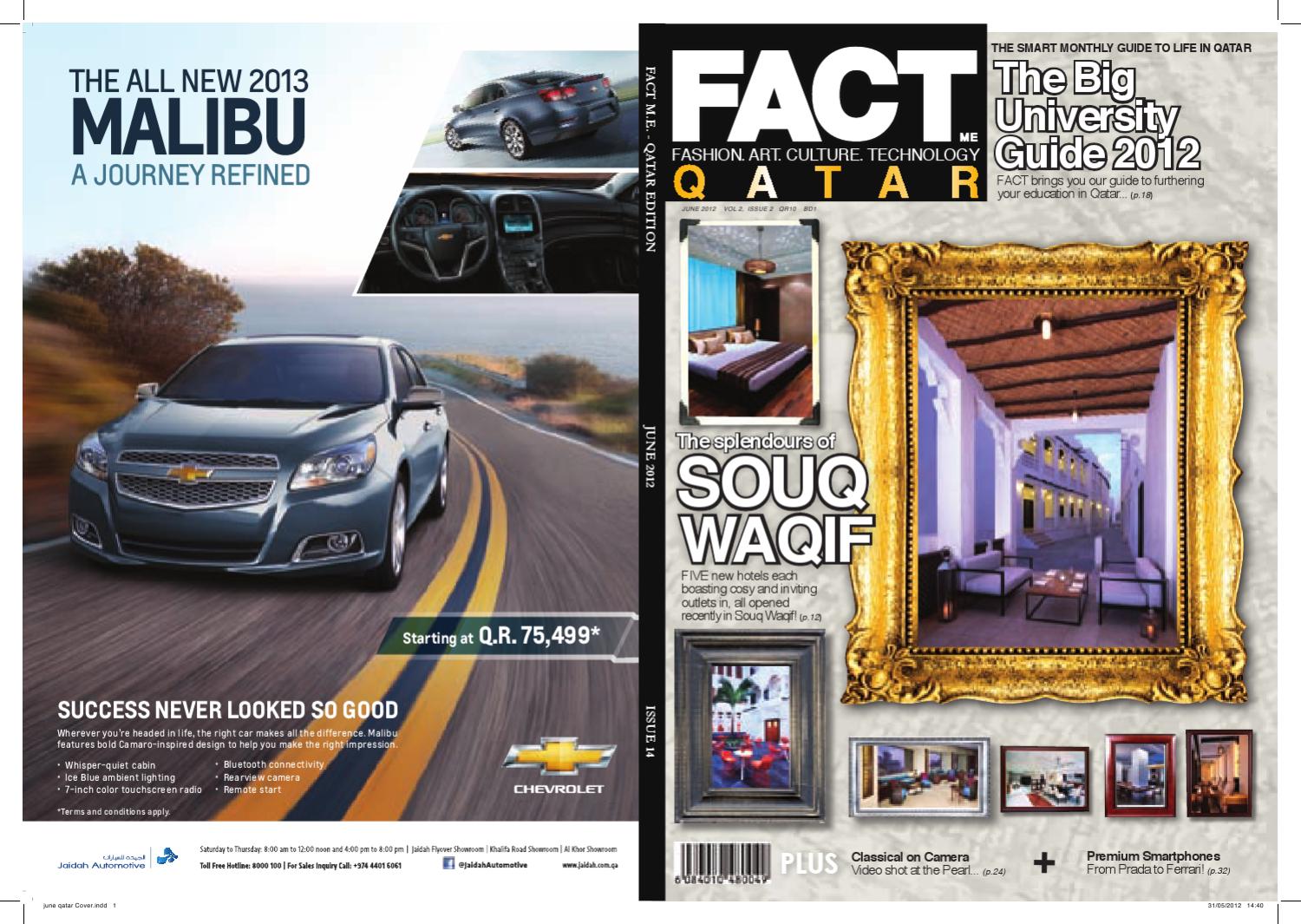 FACT Magazine Qatar June 2012 by Fact ME - Issuu