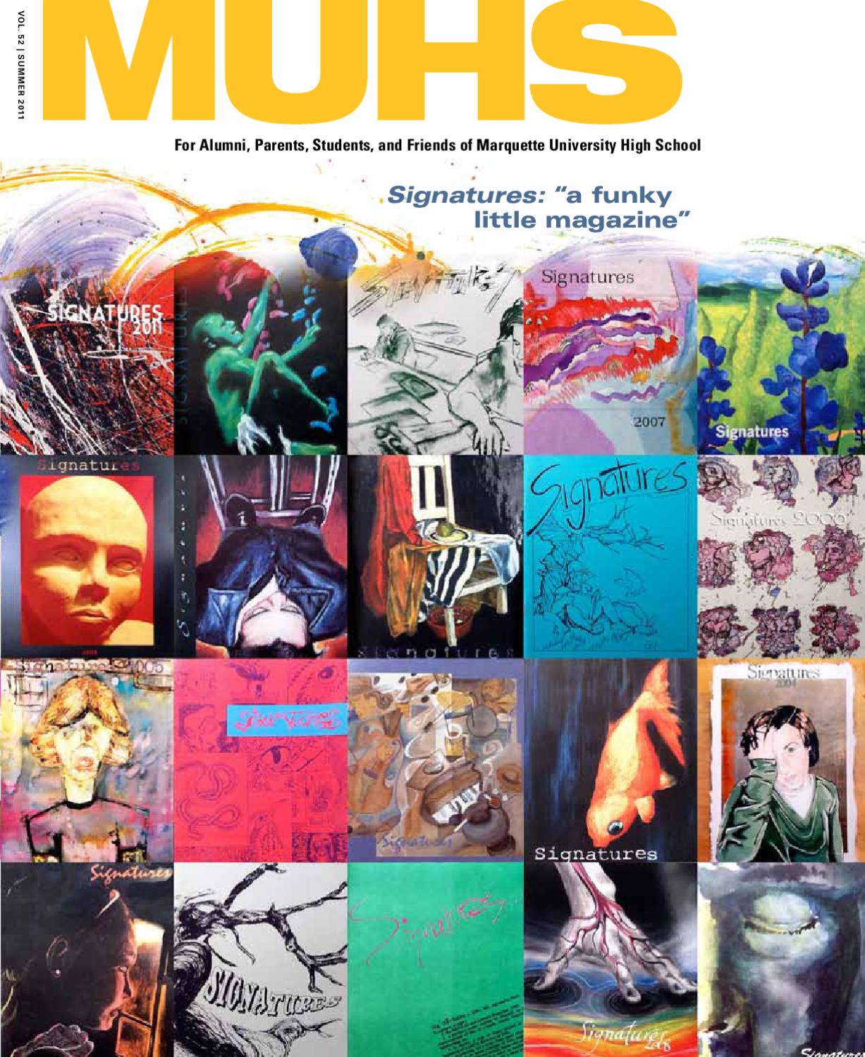 MUHS Summer 2011 by Marquette University High School - Issuu