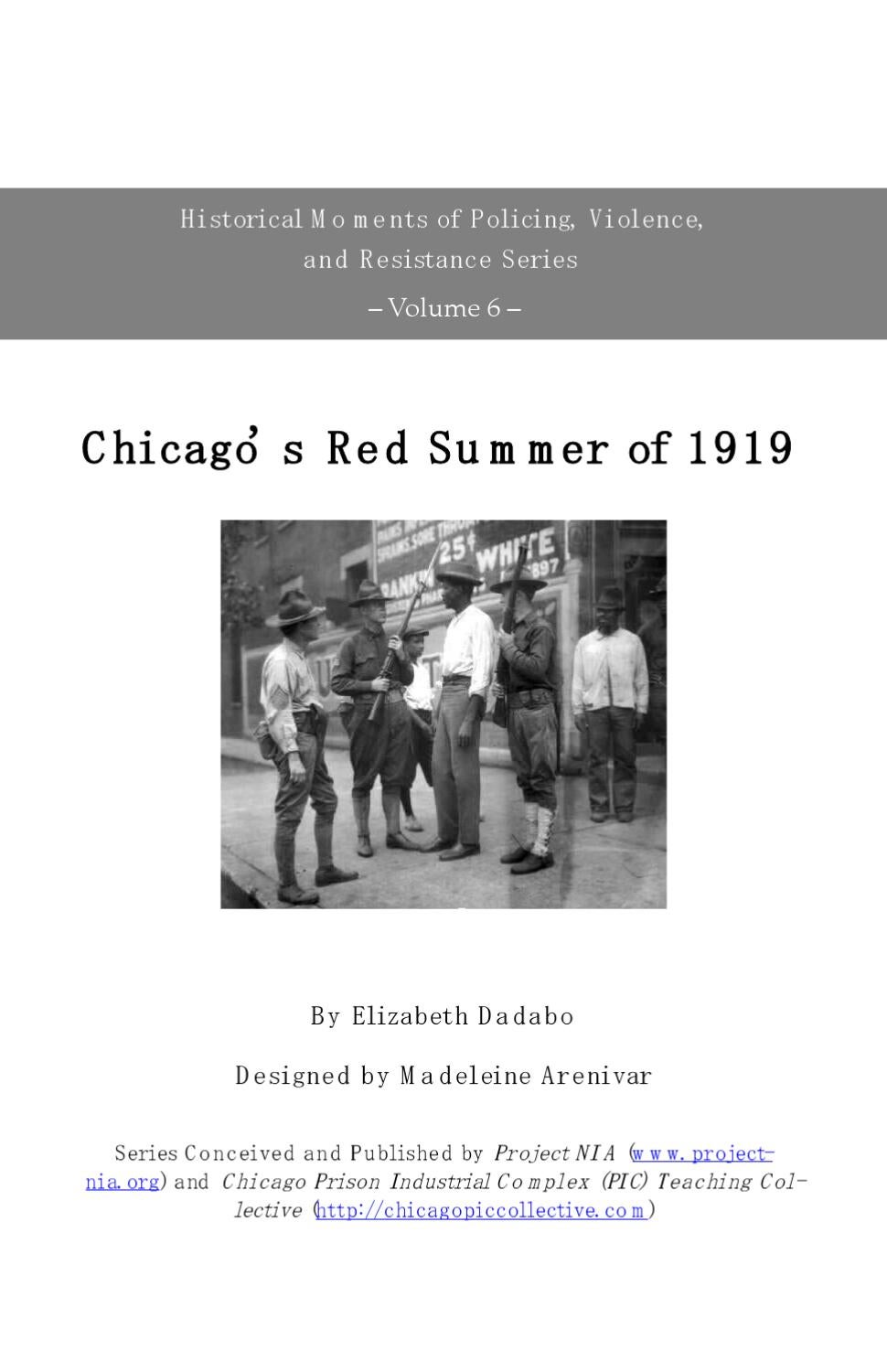 Chicago's Red Summer 1919 by Project Nia - Issuu