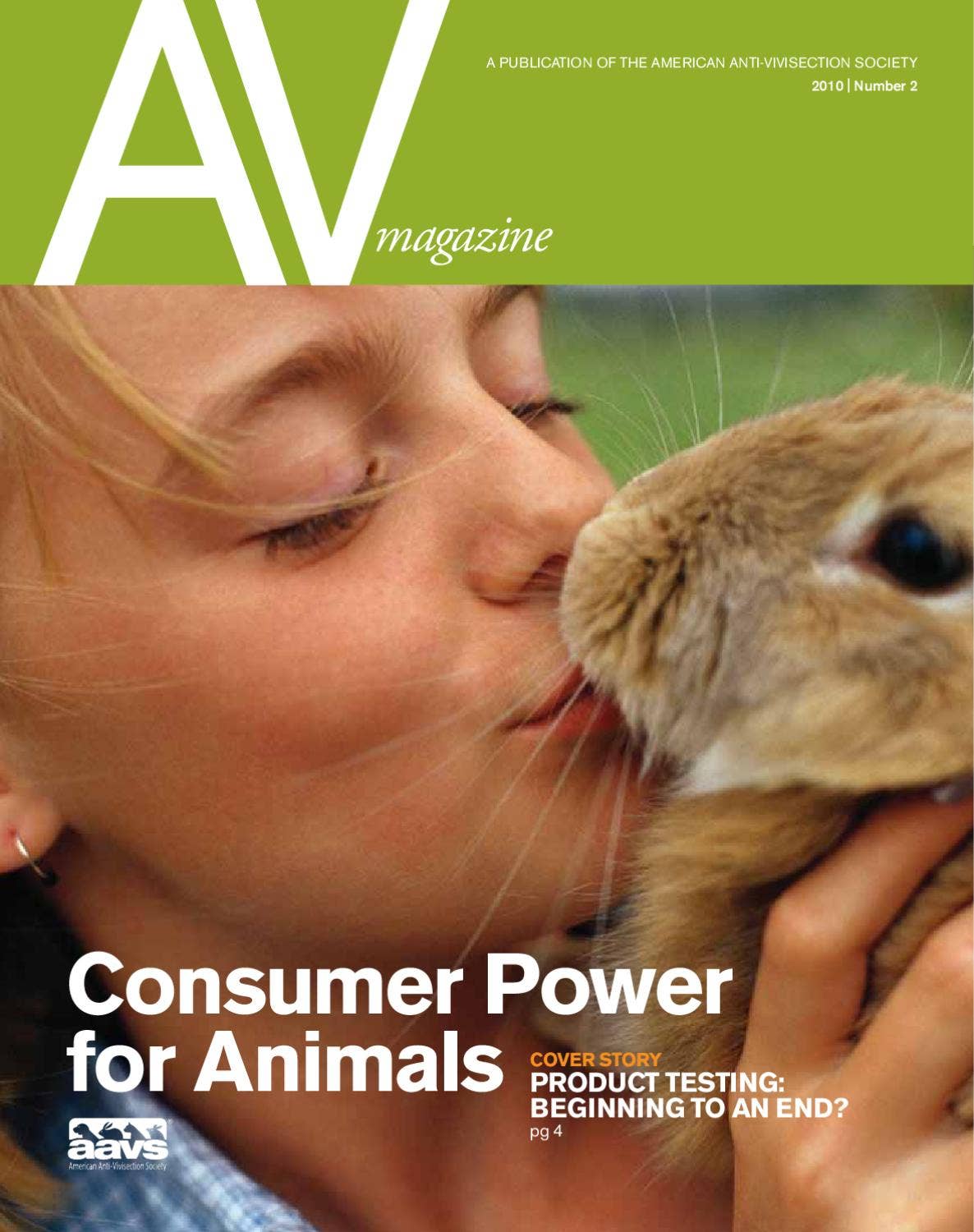 AV Magazine Issue 2 2010 by American Anti-Vivisection Society - Issuu