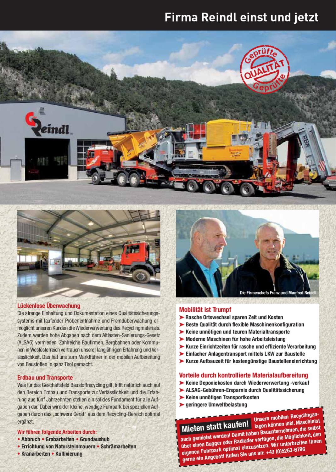 Reindl Prospekt by WestMedia Verlags GmbH - Issuu