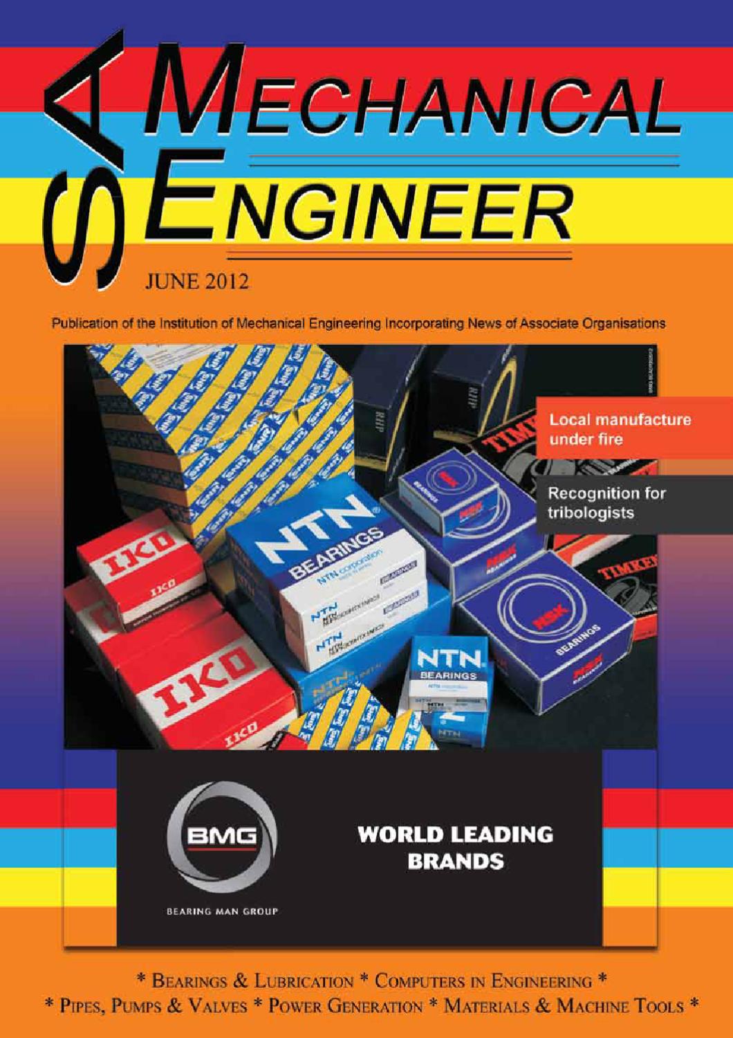 SA Mechanical Engineer June 2012 by Promech Publishing - Issuu