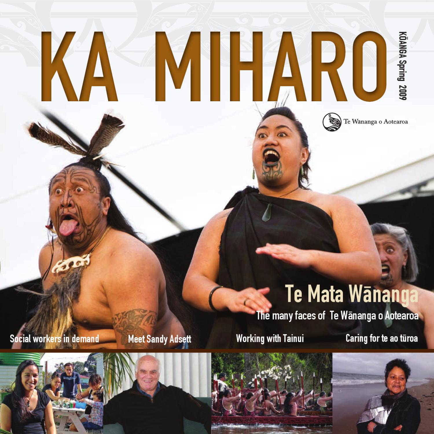 Ka Miharo Issue 1 Koanga 2009 by Te Wananga o Aotearoa - Issuu