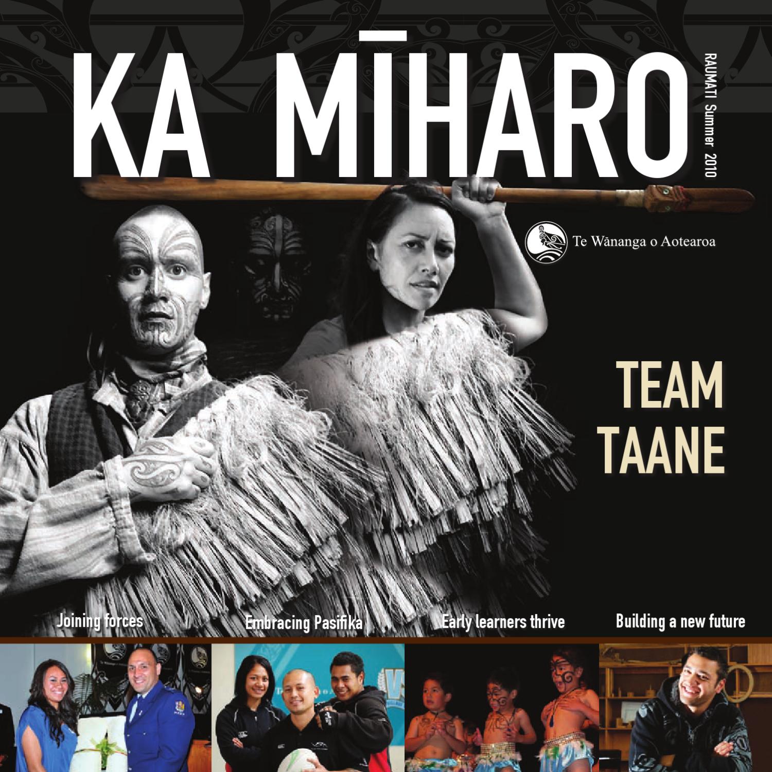 Ka Miharo Issue 2 Raumati 2010 by Te Wananga o Aotearoa - Issuu