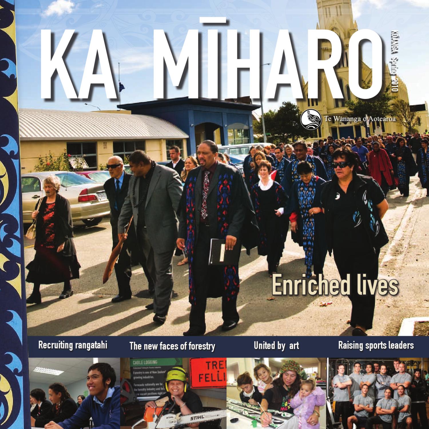 Ka Miharo Issue 4 Koanga 2010 by Te Wananga o Aotearoa - Issuu