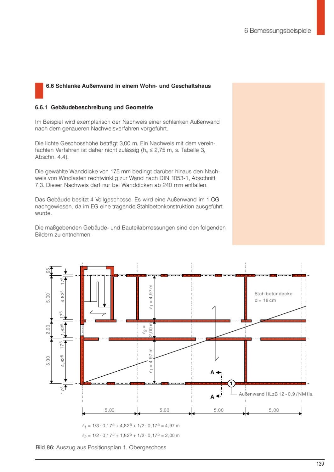 Bemessung von Ziegelmauerwerk - Fachbuch zur Bemessung nach DIN 1053-1 by Wienerberger AG - Issuu