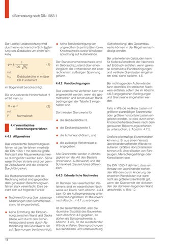 Bemessung von Ziegelmauerwerk - Fachbuch zur Bemessung nach DIN 1053-1 by Wienerberger AG - Issuu