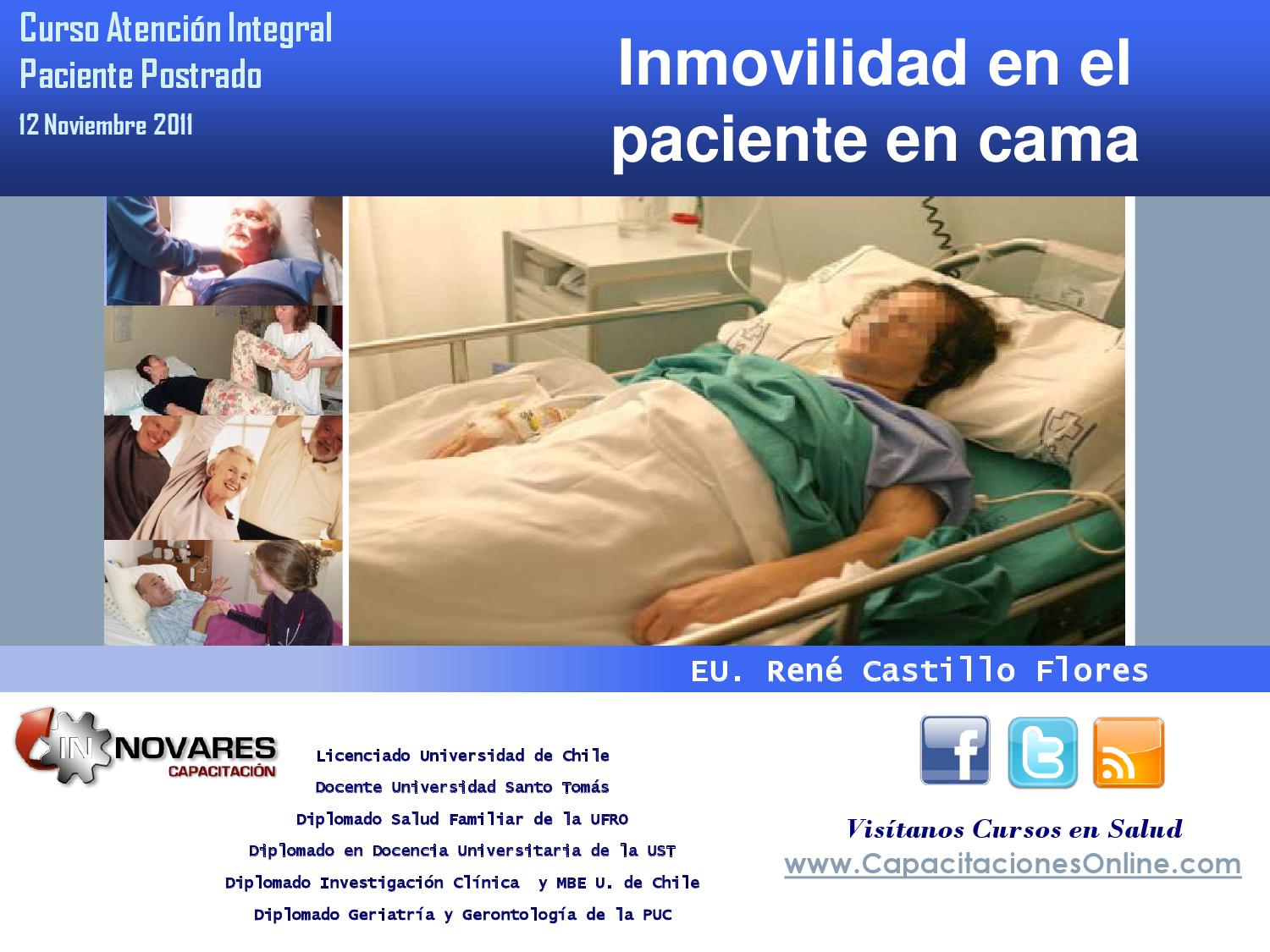 Inmovilidad en el paciente en cama René Castillo Flores by ...