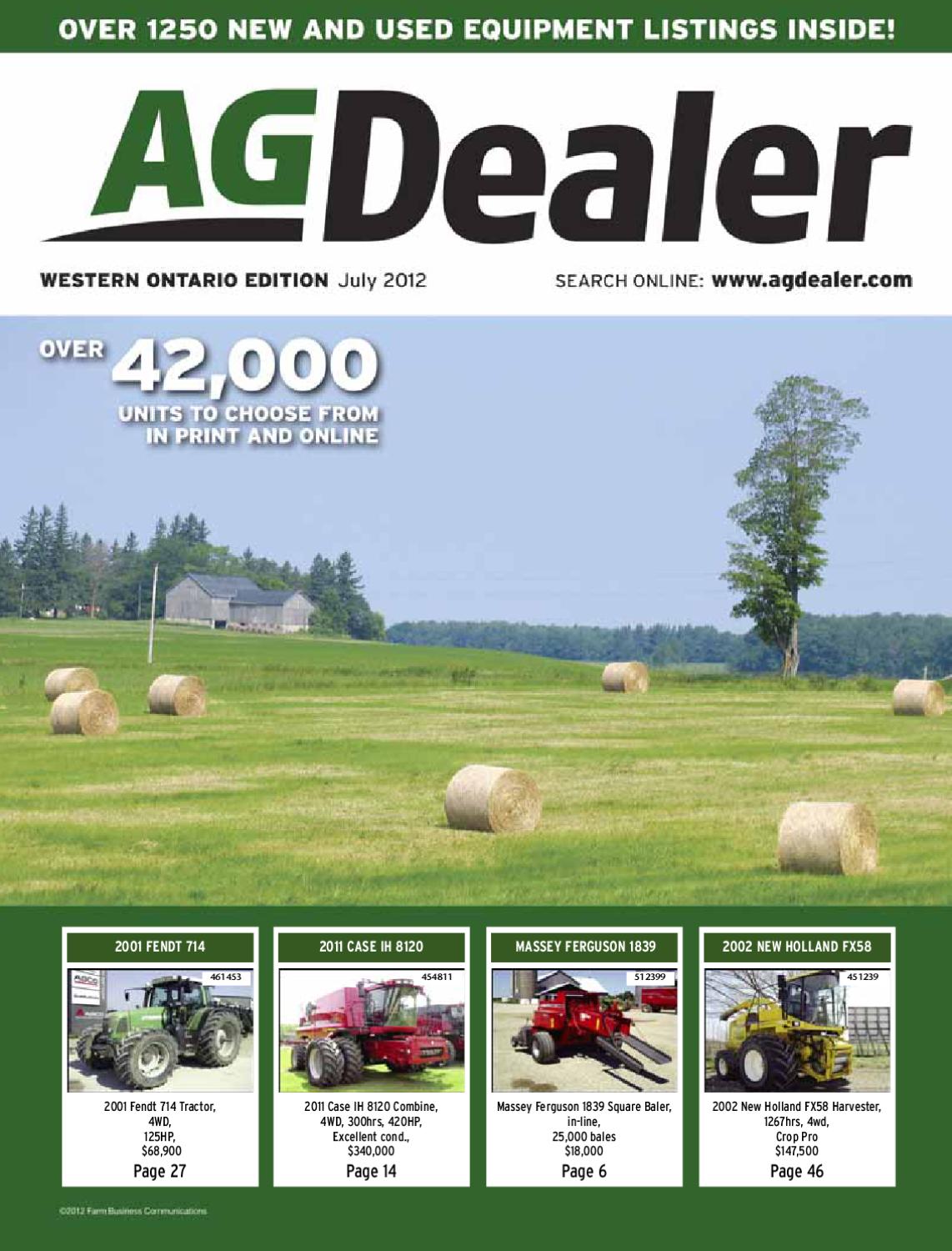 AGDealer Western Ontario Edition, July 2012 by Farm Business ...