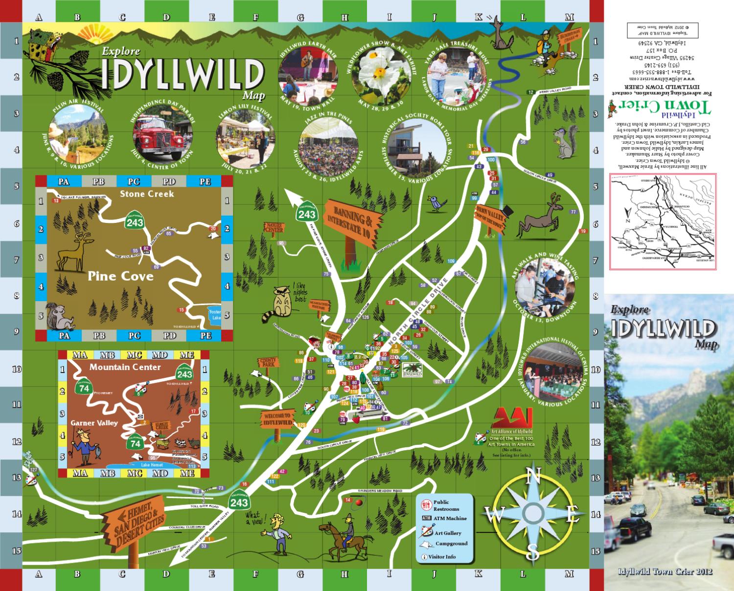 Explore Idyllwild Map 2012 by Idyllwild Town Crier - Issuu