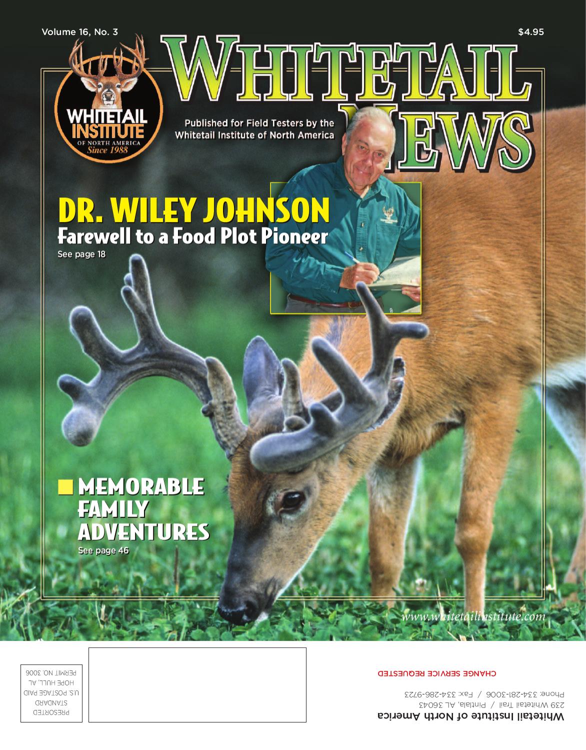 Whitetail News Vol 16.3 by Whitetail Institute - Issuu