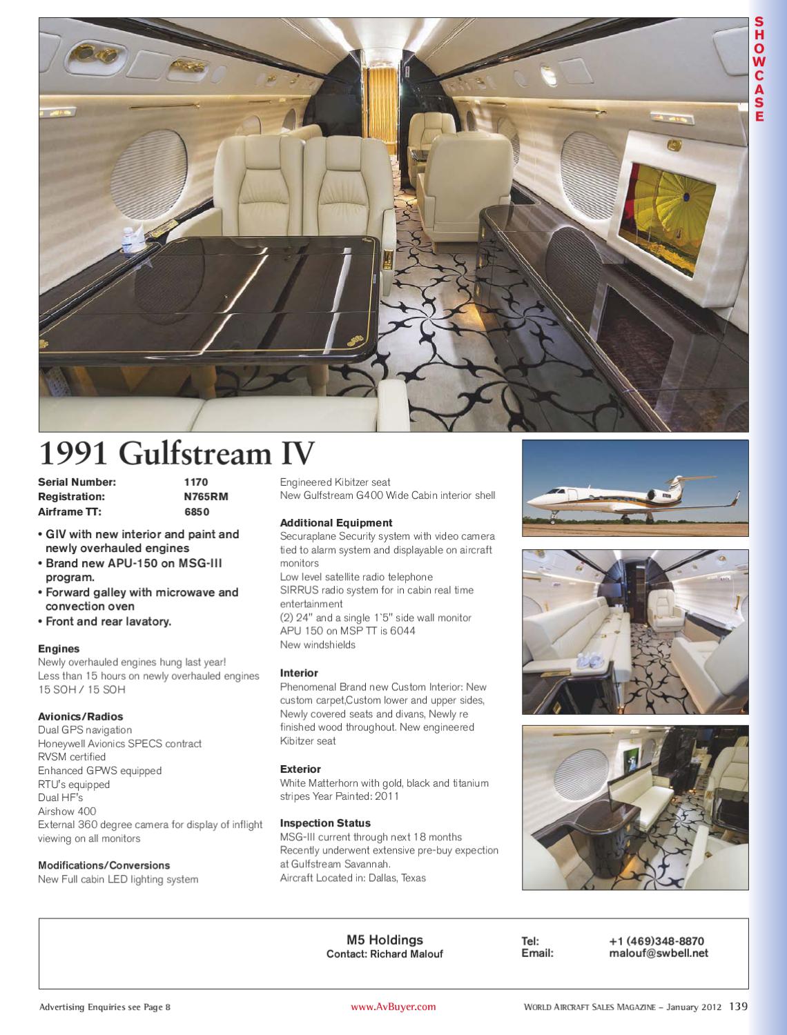 World Aircraft Sales Magazine Jan-12 by AvBuyer Ltd. - Issuu