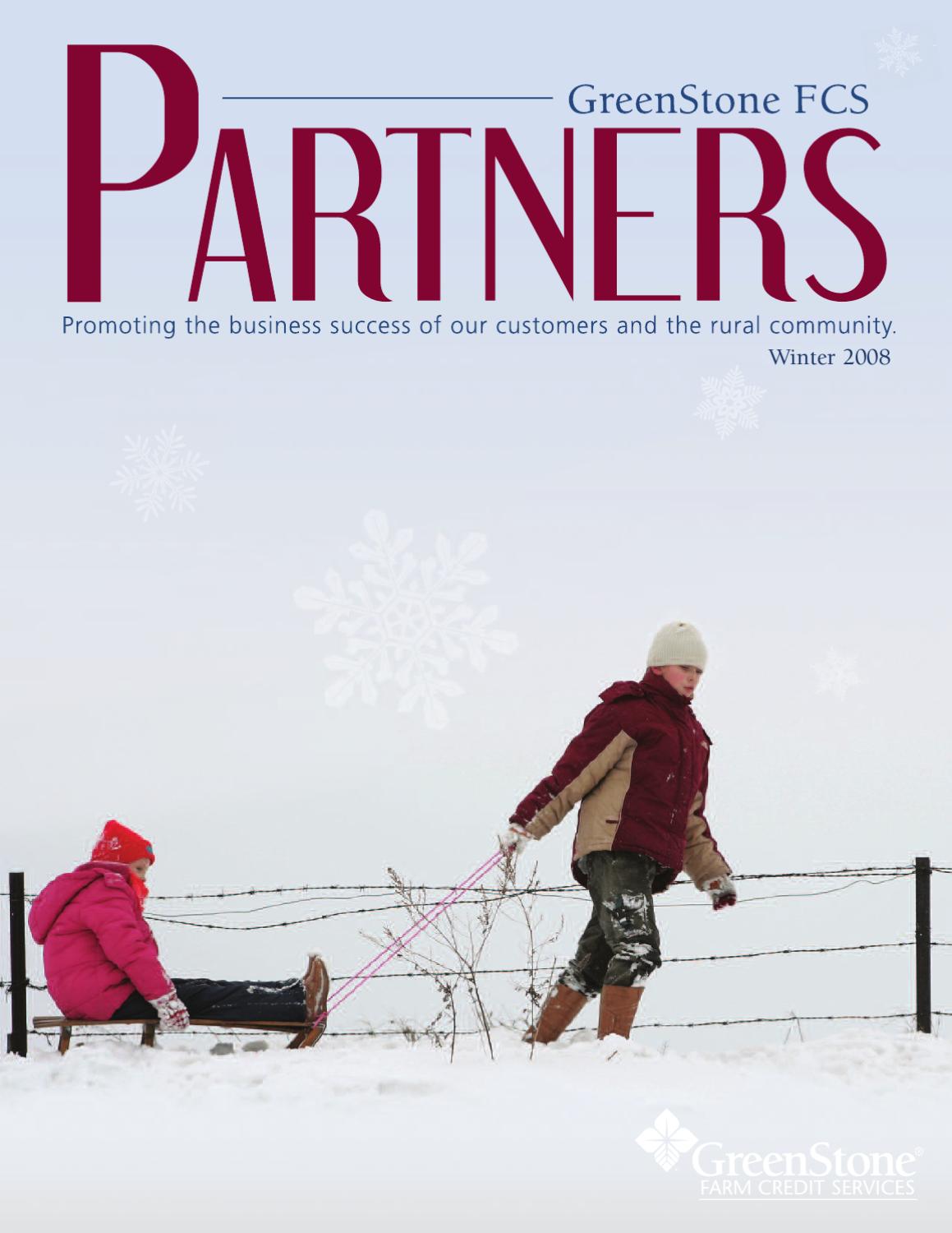 Partners - Winter 2008 by GreenStone Farm Credit Services - Issuu