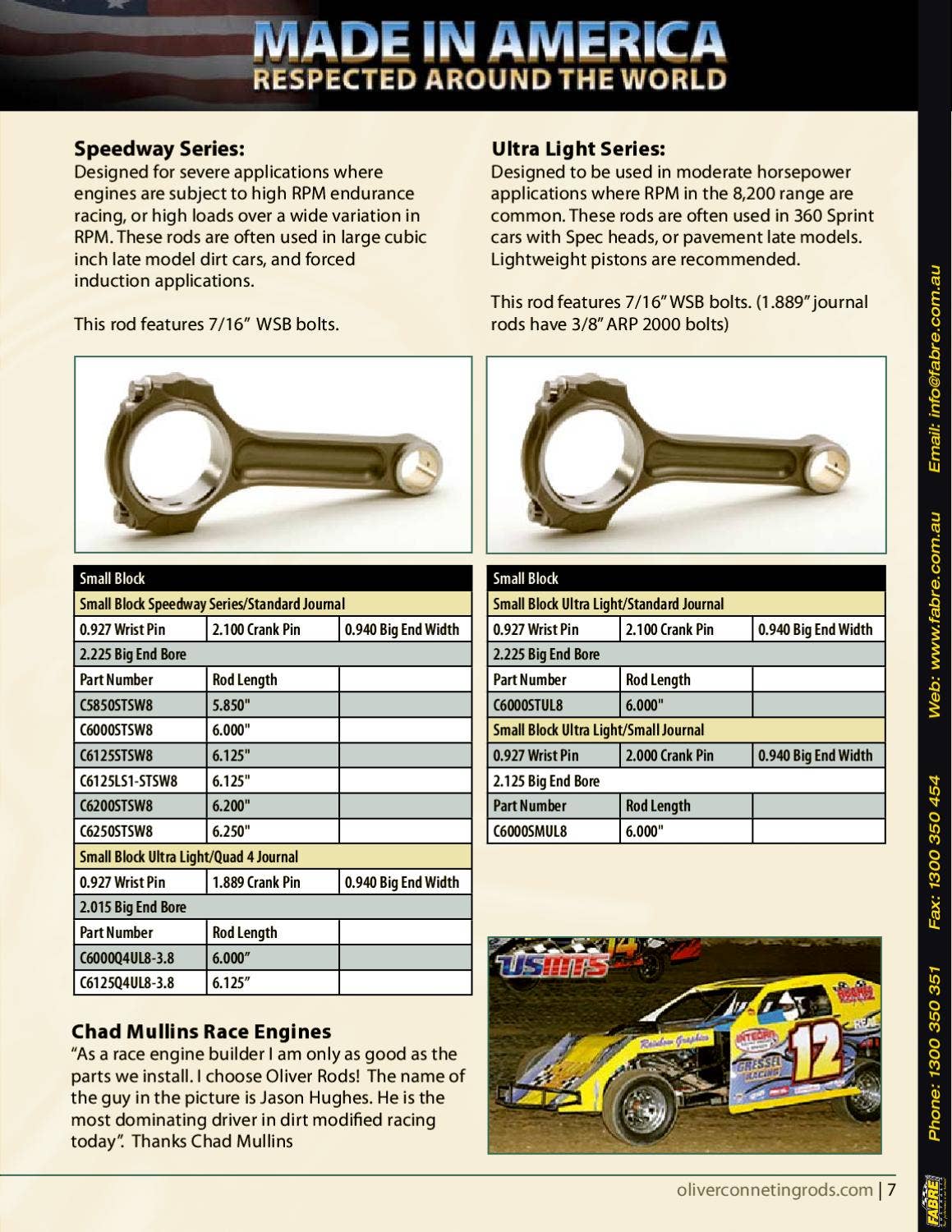 2011 Oliver Rods Catalog by Fabre Australia - Issuu