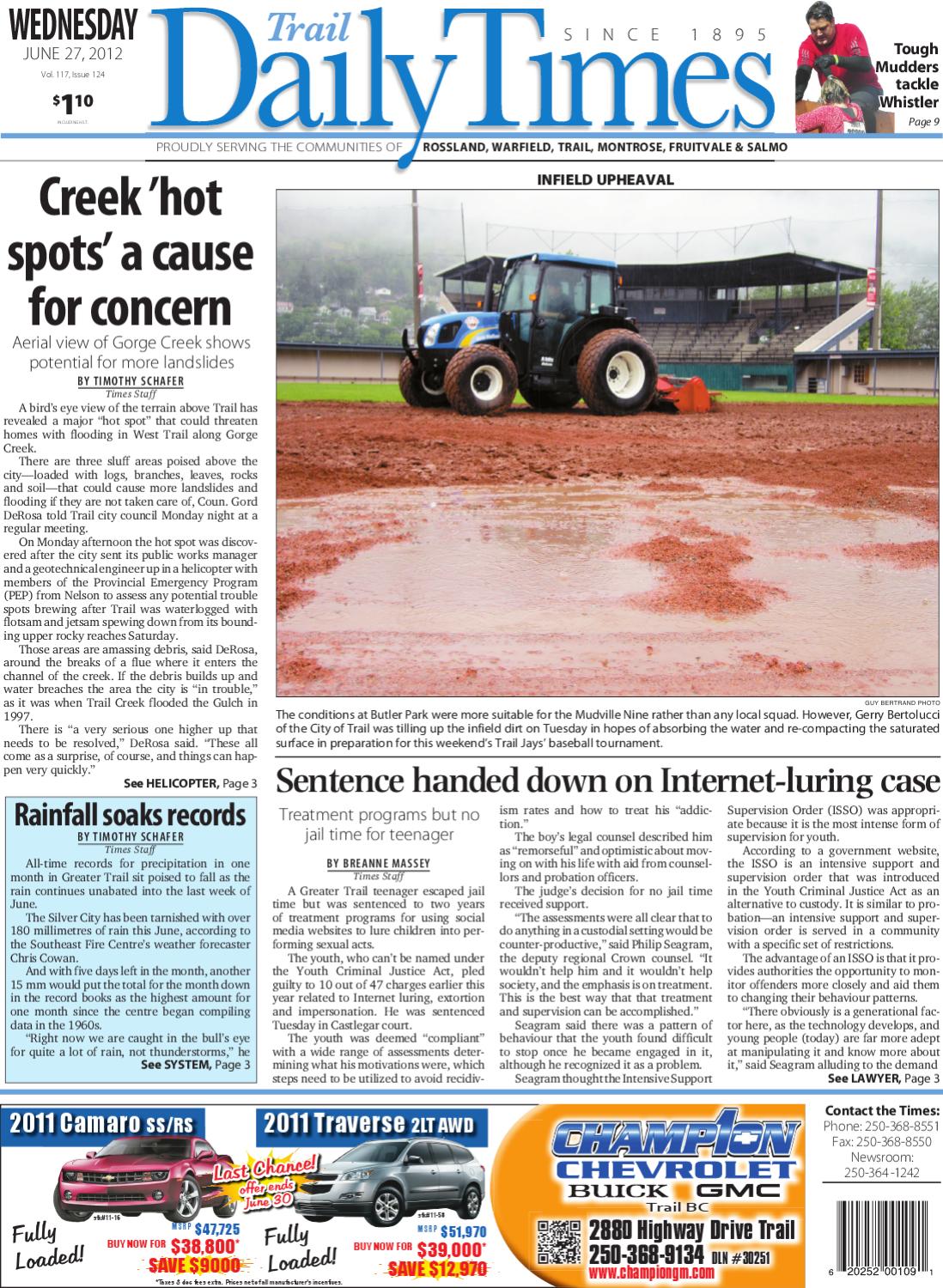 Trail Daily Times, June 27, 2012 by Black Press Media Group - Issuu