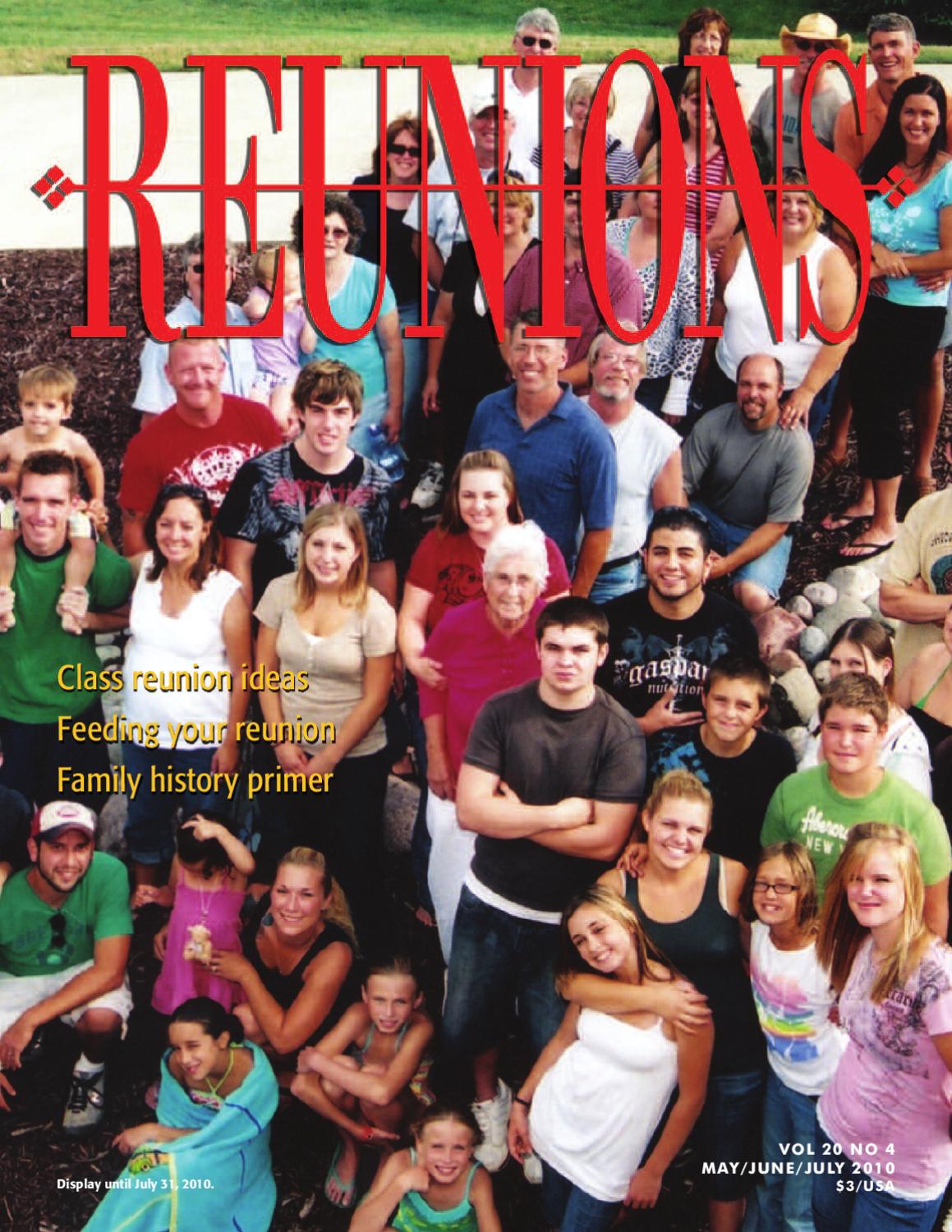 Reunions Magazine Volume 20, Number 4. May/June/July 2010 (SOLD OUT) by ...