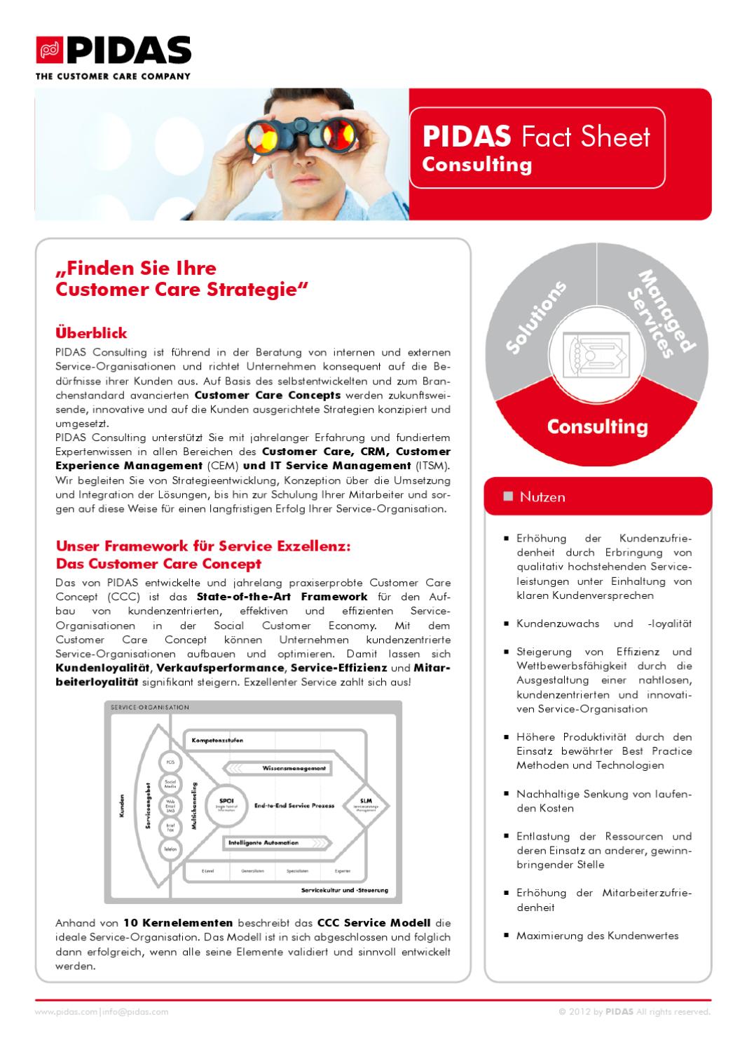 PIDAS Consulting Fact Sheet by PIDAS Aktiengesellschaft - Issuu