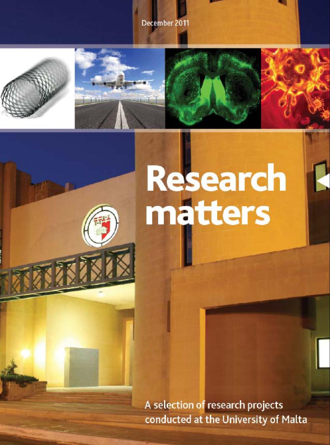Research Matters Issue 01 by Think - Issuu