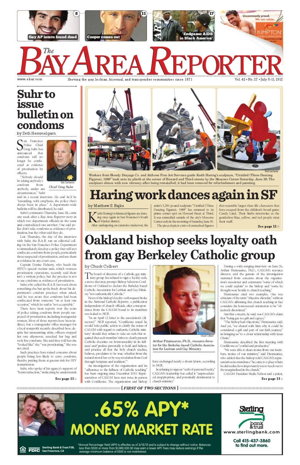 JUly 5, 2012 edition of the Bay Area Reporter by Bay Area Reporter - Issuu