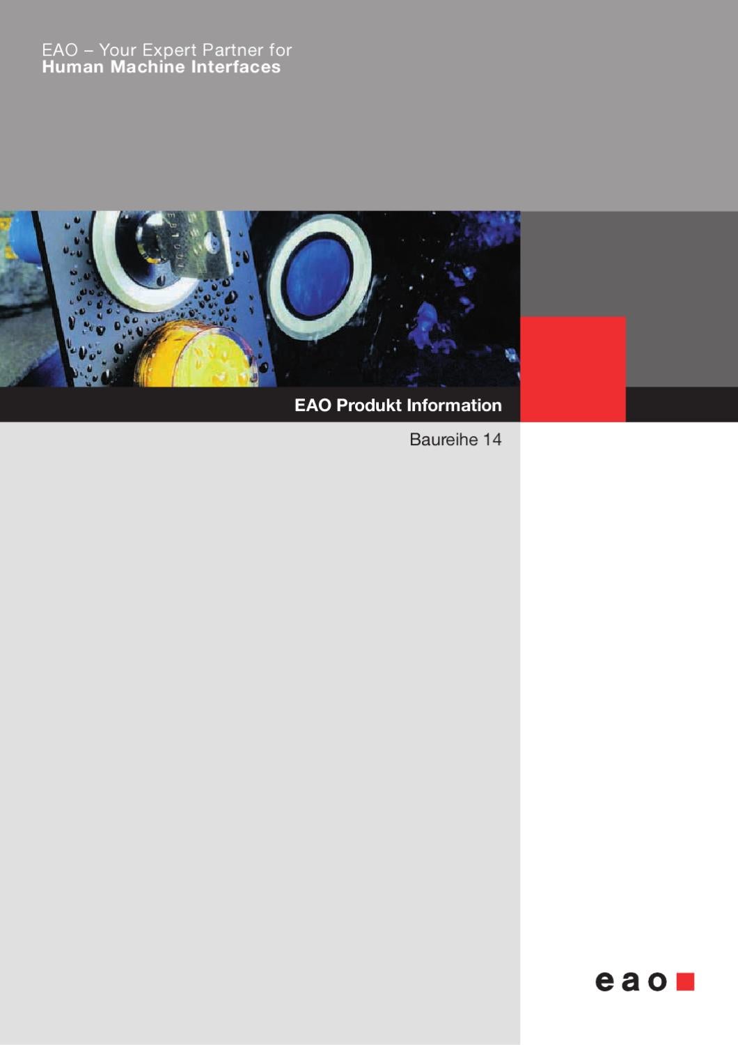 EAO Baureihe 14 by EAO AG - Issuu
