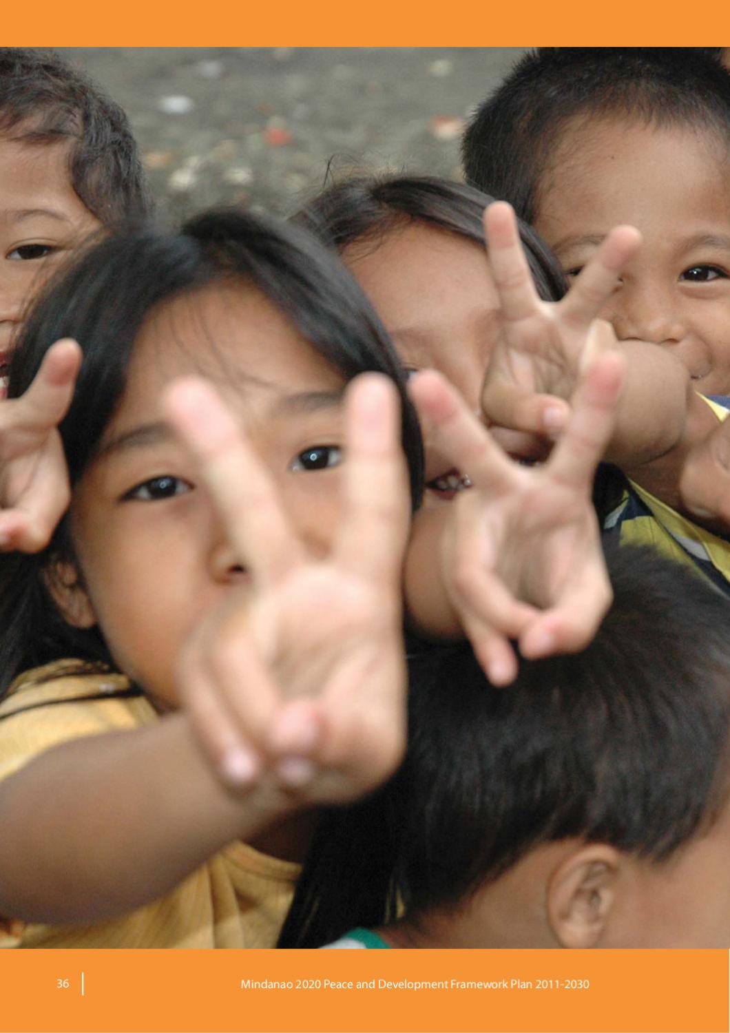 Mindanao 2020 Peace and Development Framework Plan (2011-2030) by ...