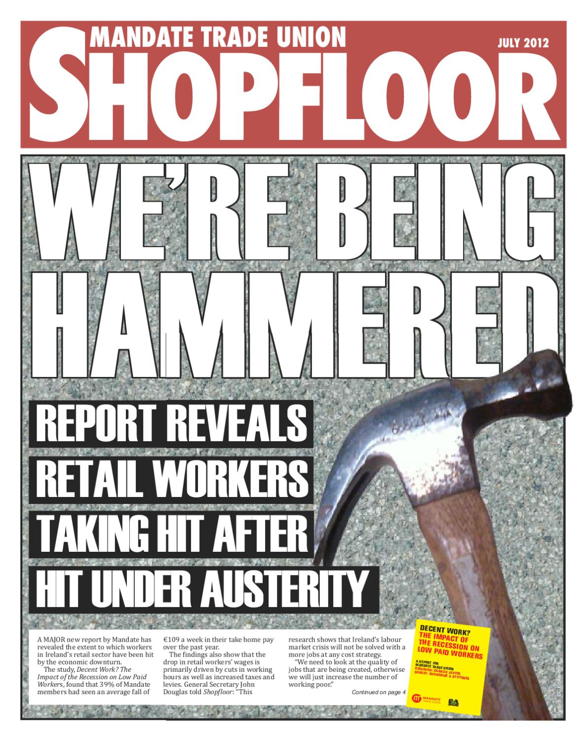 Mandate Trade Union Shop Floor July by Mandate - Issuu