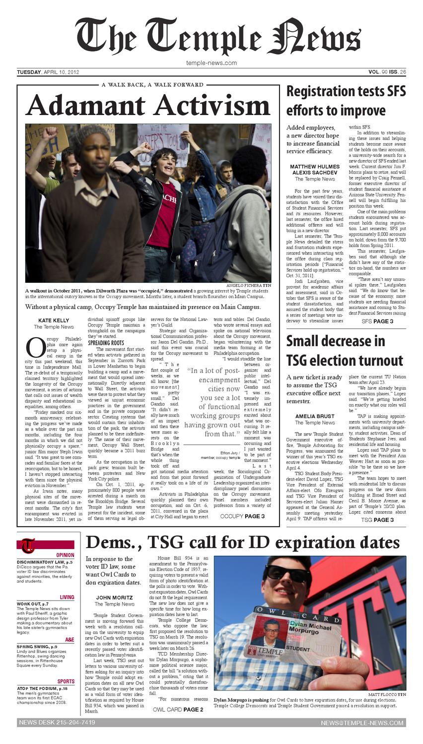 Volume 90, Issue 26 by The Temple News - Issuu