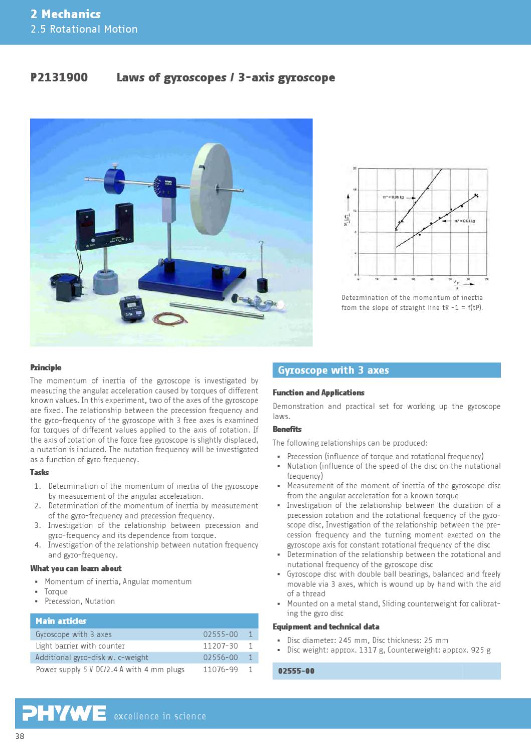 EN Physics: Laboratory Experiments by PHYWE Systeme GmbH & Co KG - Issuu