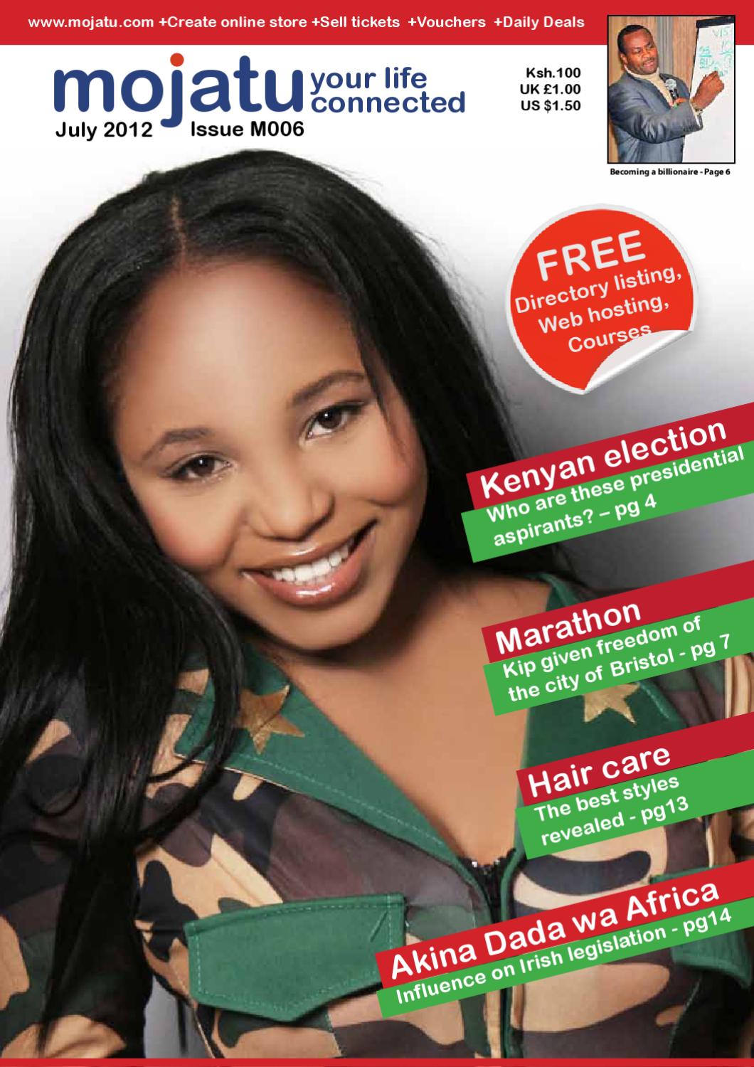 Mojatu Magazine July 2012 by Mojatu Magazines - Issuu