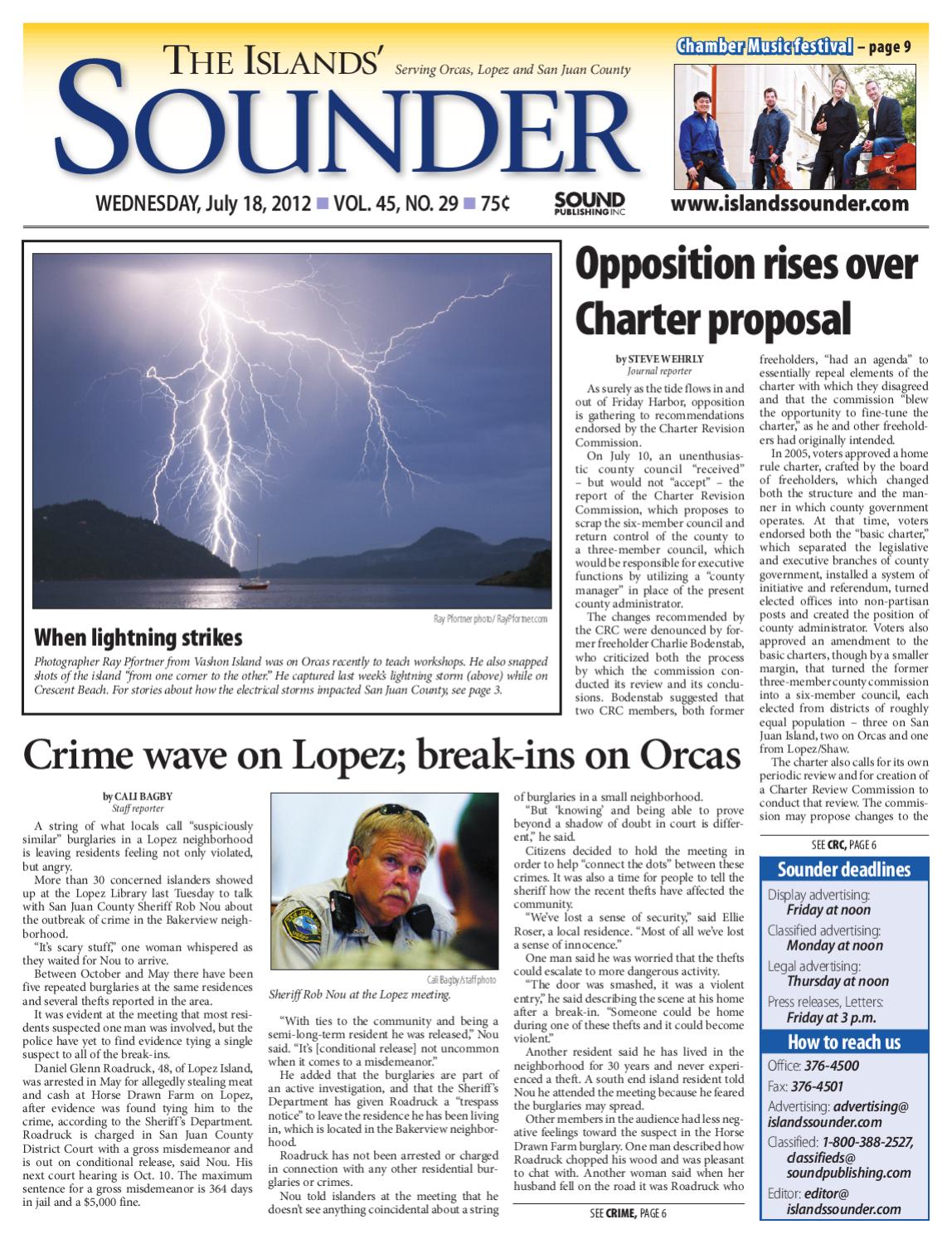 Islands' Sounder, July 18, 2012 by Sound Publishing - Issuu