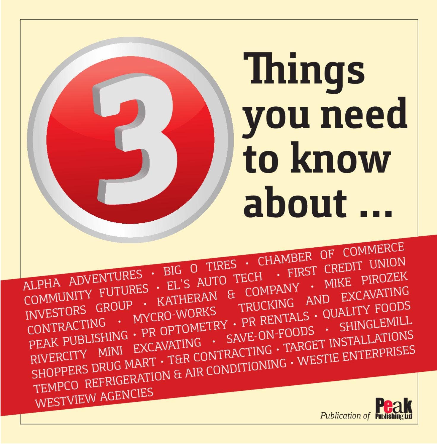 3 Things You Need To Know About ... by The Peak - Issuu