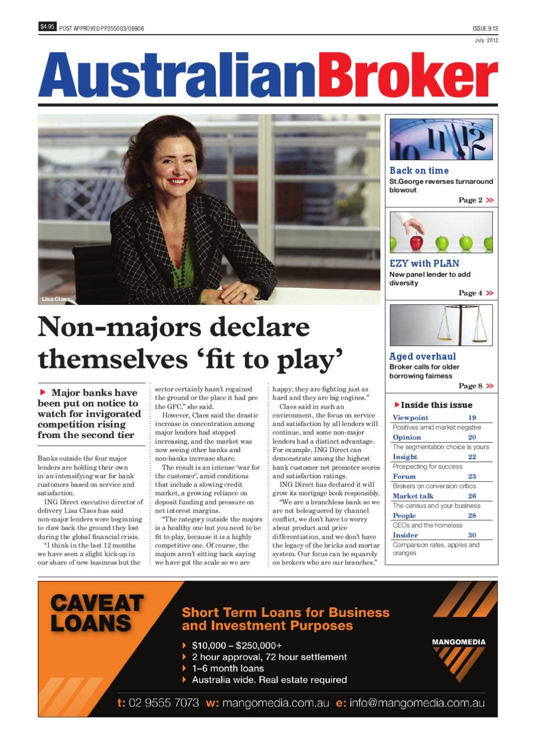 Australian Broker magazine Issue 9.13 by Key Media - Issuu