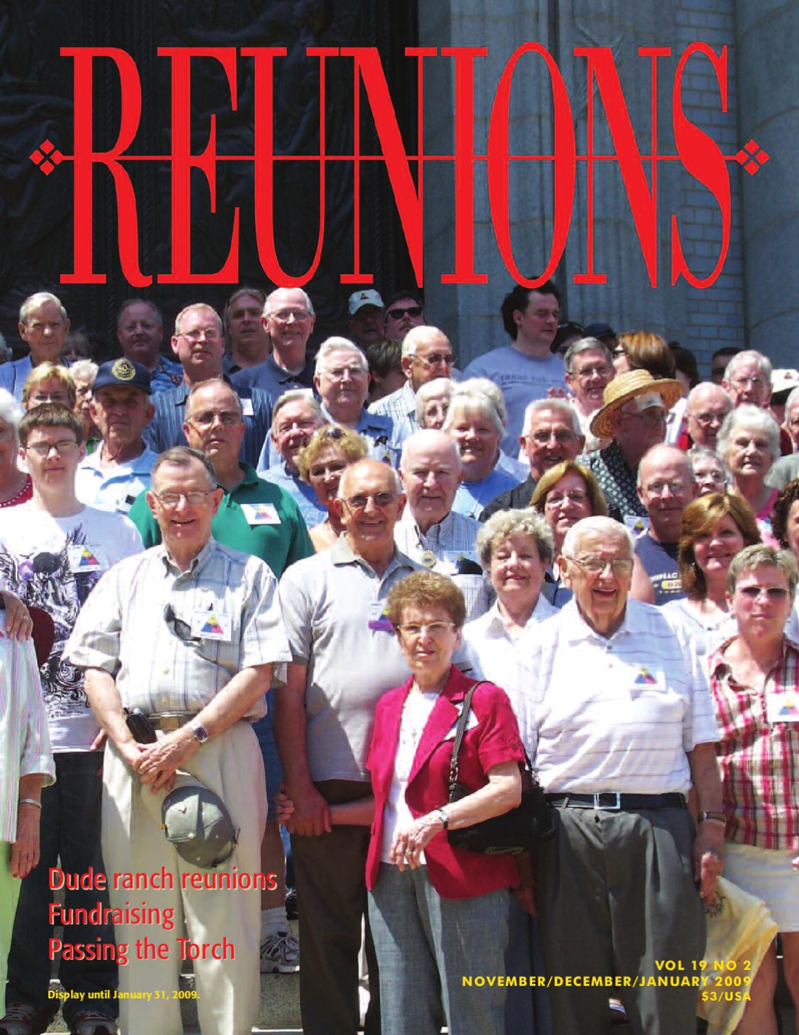 Reunions Magazine Volume 19, Number 2. November/December/January 2009 ...