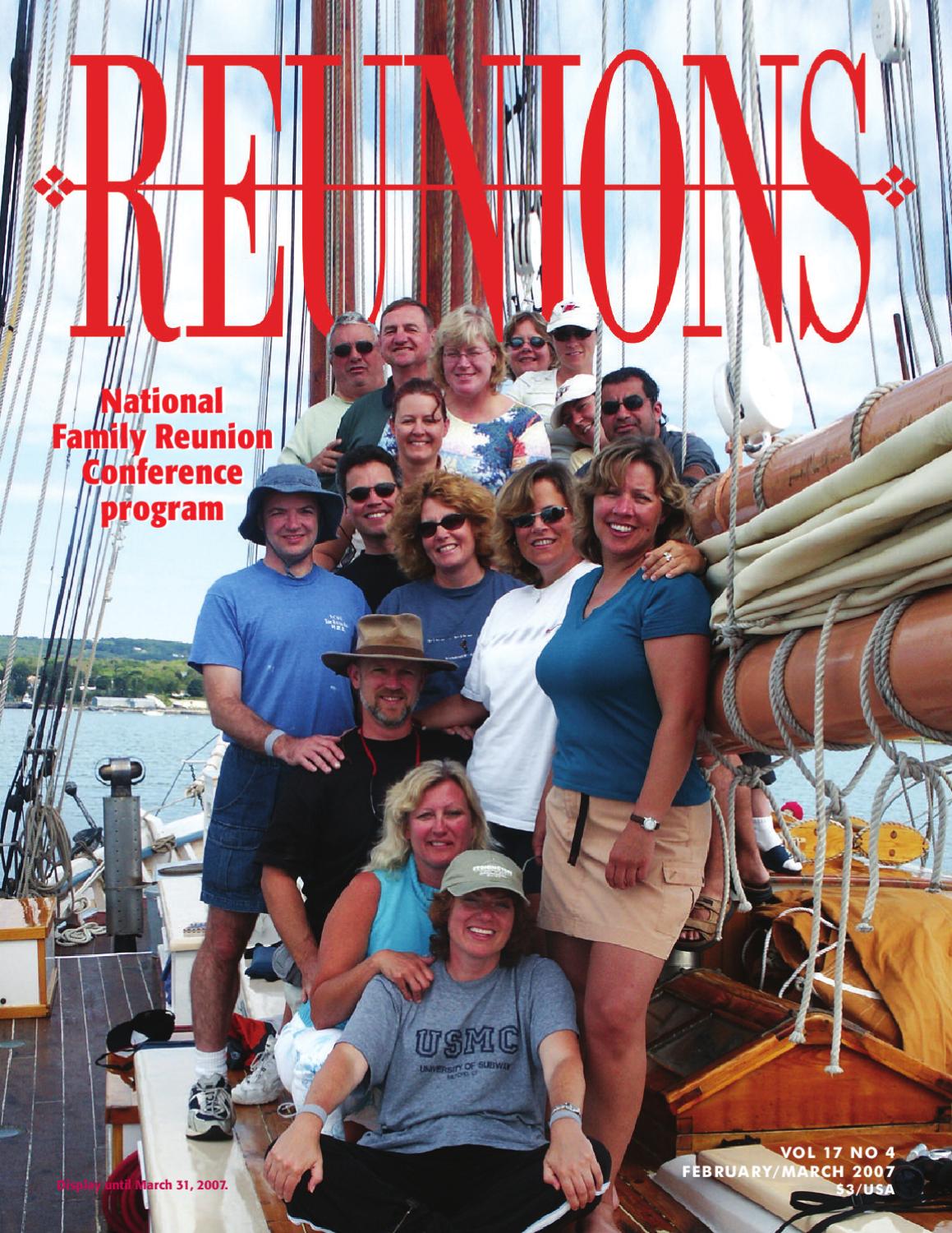 Reunions Magazine Volume 17, Number 4. February/March 2007 (SOLD OUT ...