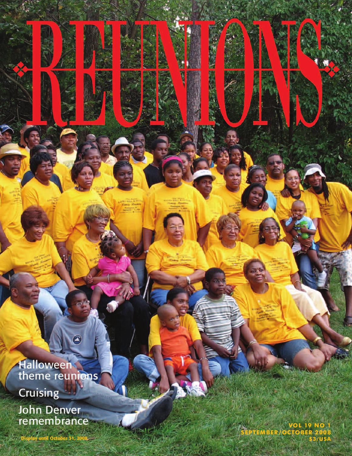 Reunions Magazine Volume 19, Number 1. September/October 2008 (SOLD OUT ...