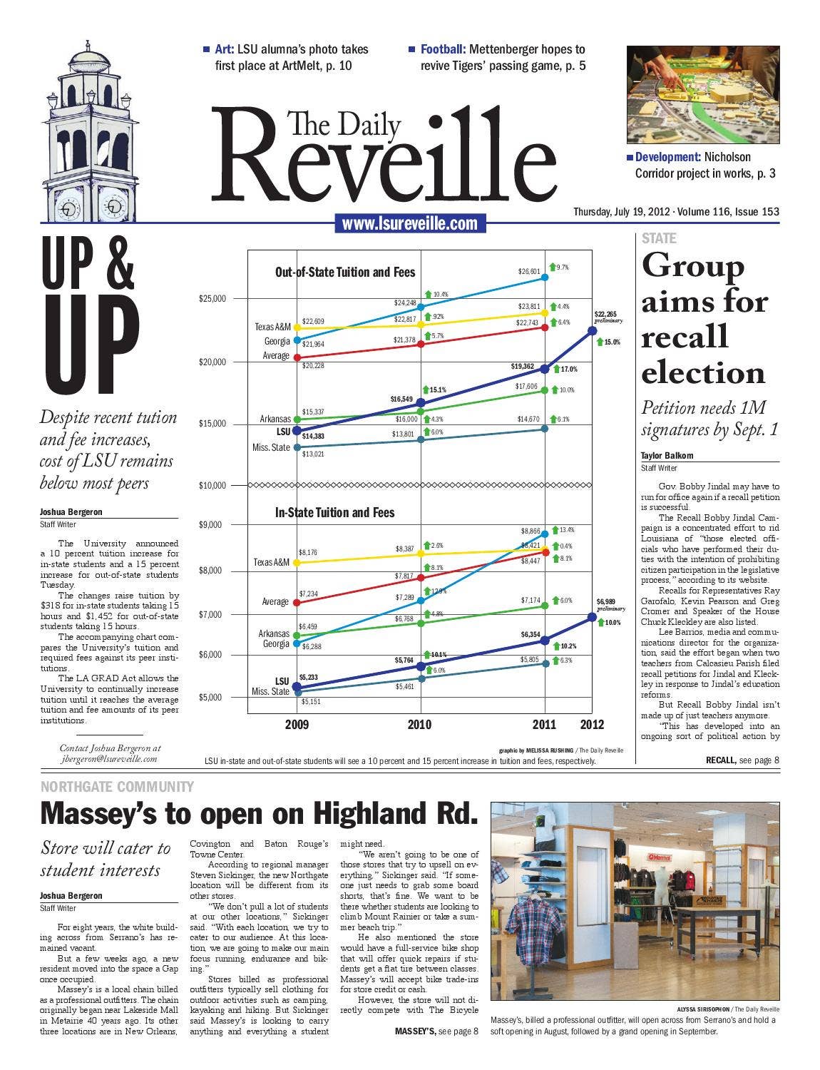 The Daily Reveille - July 19, 2012 by Reveille - Issuu