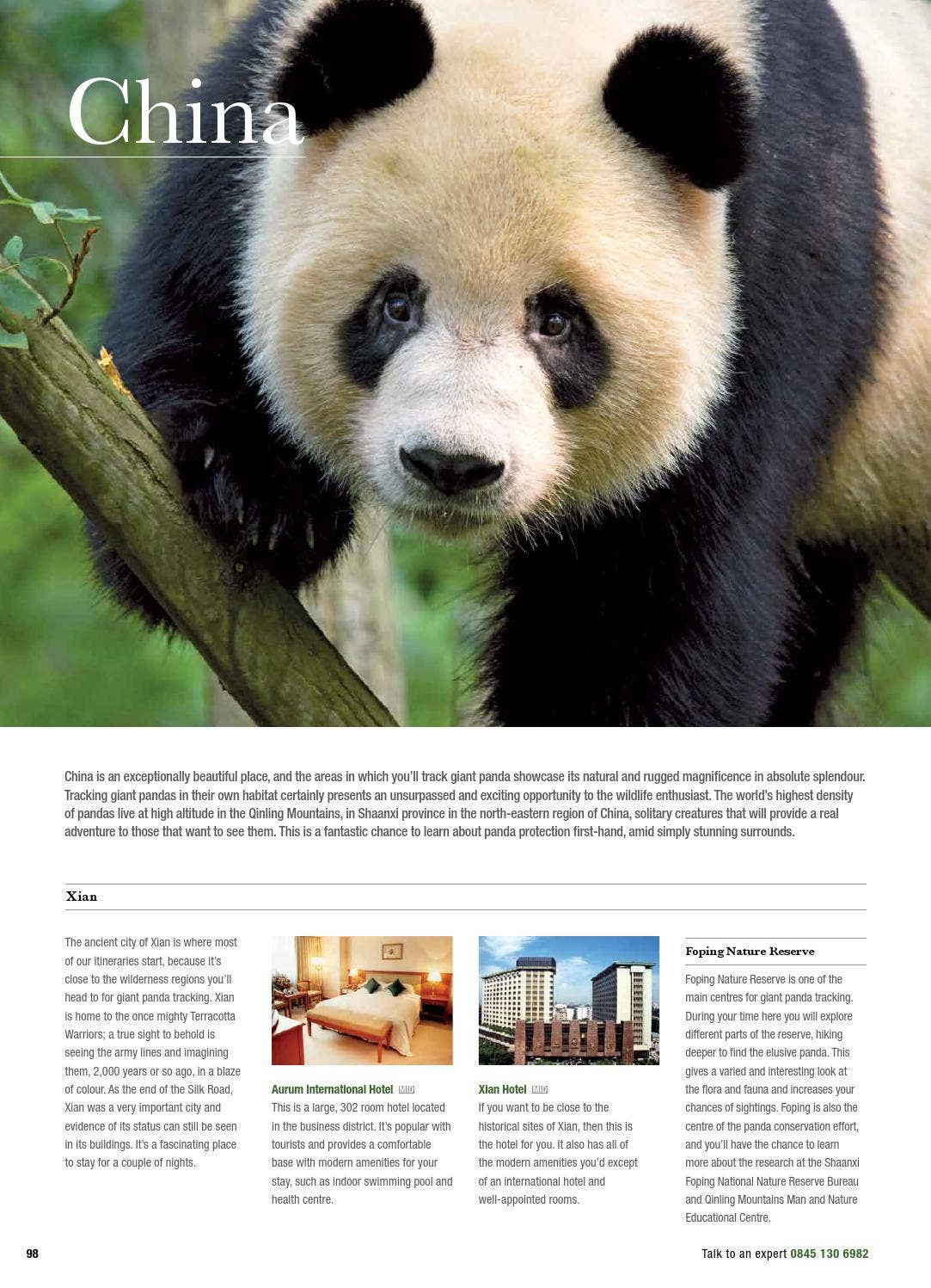 Wildlife Worldwide Brochure 2011/2012 by The Natural Travel Collection ...