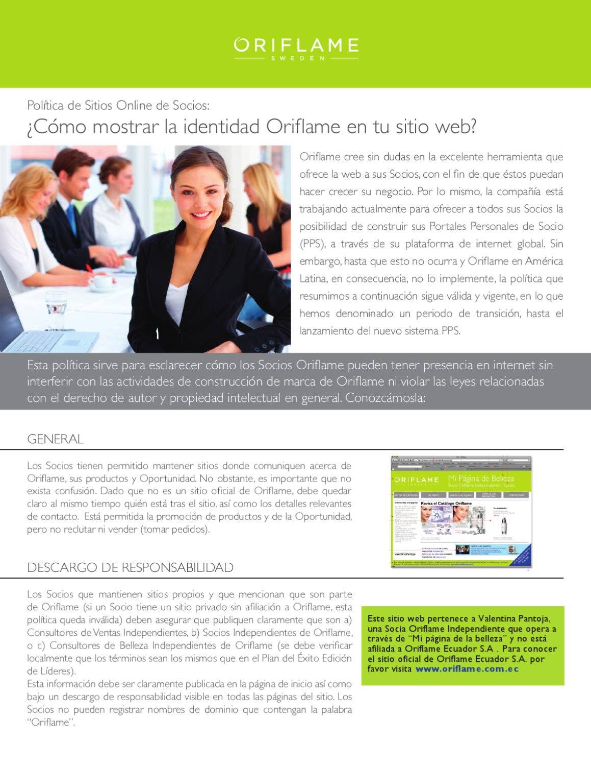 politicasecuador by Oriflame Latinoamérica - Issuu