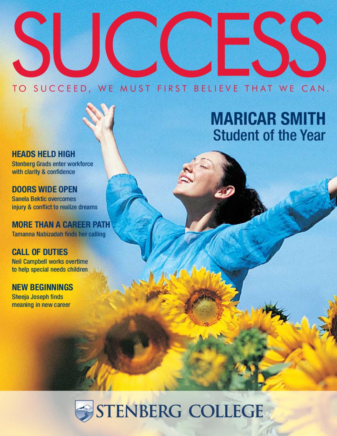 Success Magazine 2009 - 2010 by Stenberg College - Issuu